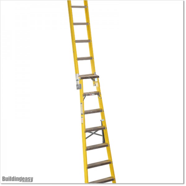 Fiberglass Industrial C8 Steps Combination Ladder in AKL.