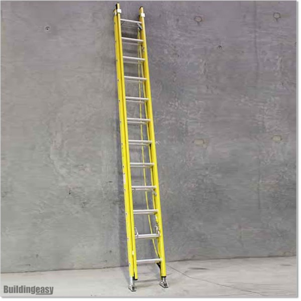 Industrial Fiberglass Extension Ladder 5.4M With 150Kg Ratings in AKL.