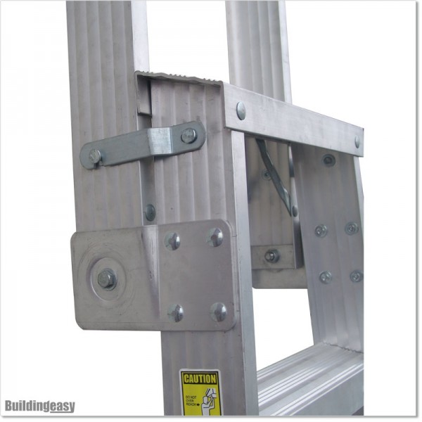 Aluminium 6 Steps Combination Ladder 3.3M Extendable In Auckland.