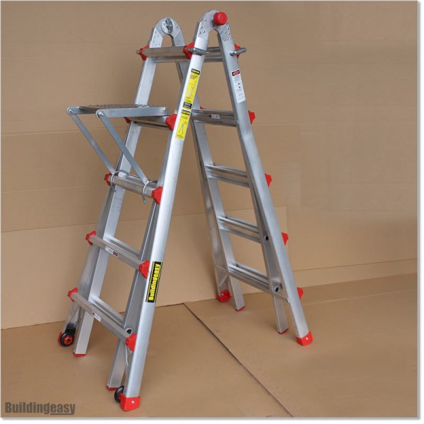 Aluminium Multi Functional Ladder 5.7M Maximum Extendable In Auckland.