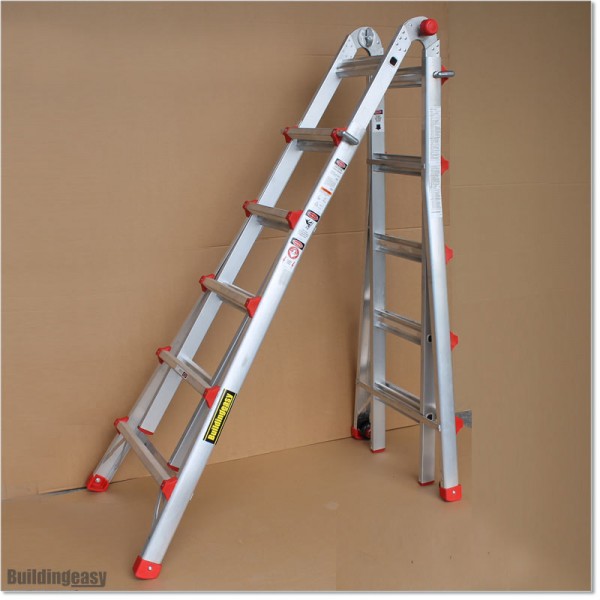 Aluminium Multi Functional Ladder 5.7M Maximum Extendable In Auckland.