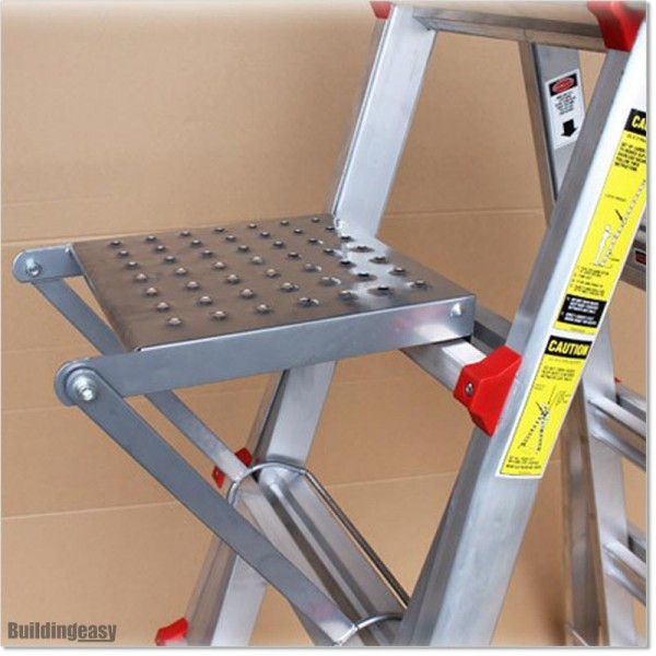 Ladder Platform Made Out of Steel for Step Ladders & Extension Ladders.