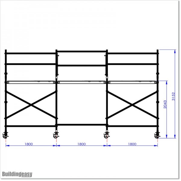 This optional Joiner Kit converts our ISA402N scaffolding to 5.4M wide ...