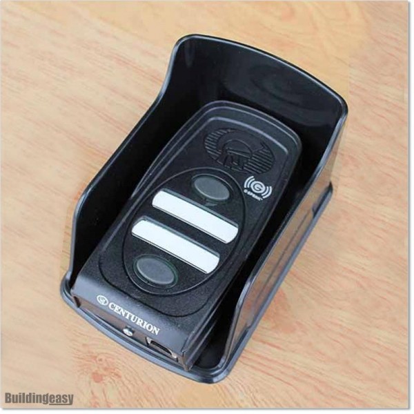 Keypad weather guard made out of Polymer.