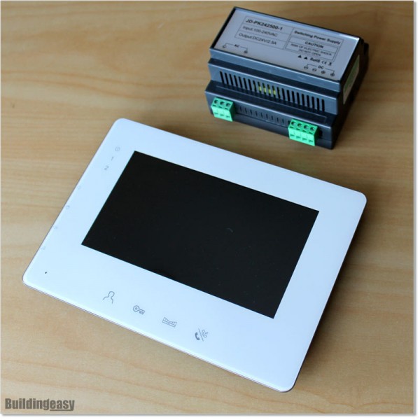 Video Intercom 7” TFT Colour Monitor with Gate Open and Electric Lock ...