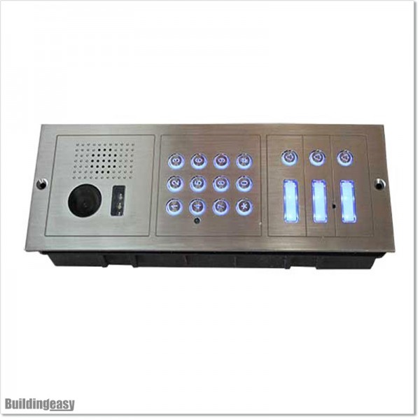 Waterproof Three Apartments or Tthree Houses Intercom Outdoor Unit.