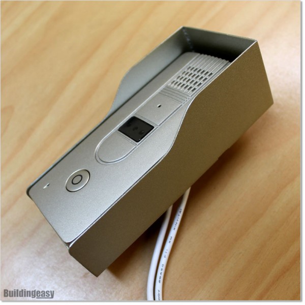 Video Intercom with Night vision CCD pinhole camera and Gate Open button