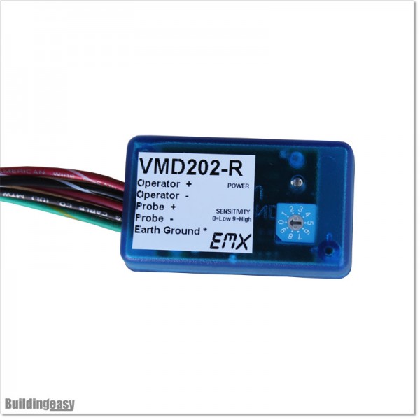 The EMX VMD202-15M Wand is designed to detect iron based metal in motion.