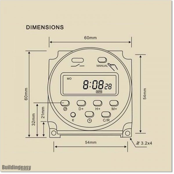 Timer Switch To Operate Access Control Systems During Certain Times of ...