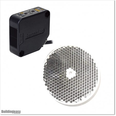Reflective Type Wireless Photocell Set. Sensing Distance 0.1M to 7M.
