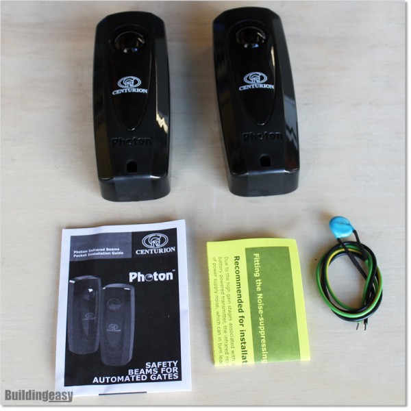 Weatherproof South African Made Centurion Photon Wireless Photocell Set.