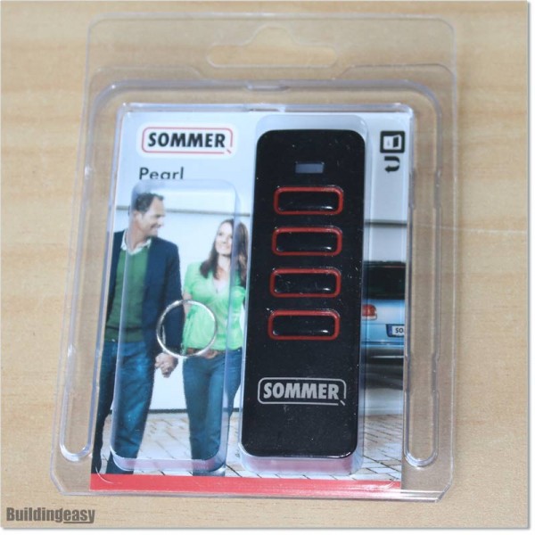 This remote control can be used with Sommer Base + Garage Door Opener.
