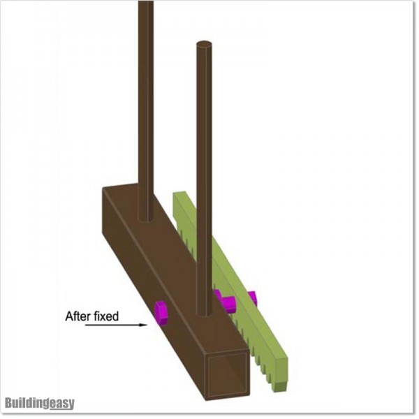 Steel Gear Rack 1M (GTS)