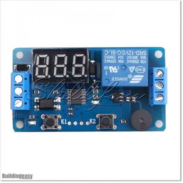 LED Digital Delay Time Module Switch Control Relay Cycle Timer DC 12V G95W