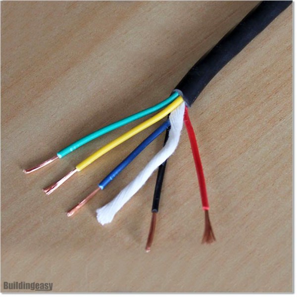 5 Core Low-voltage Gate Actuator pure copper cable