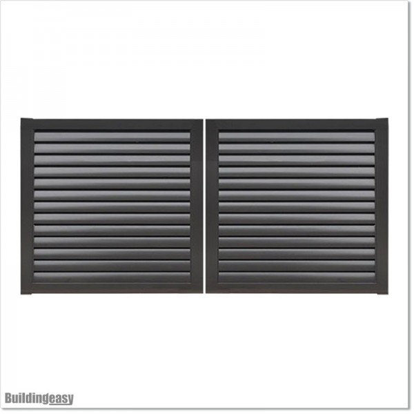 double louver gate