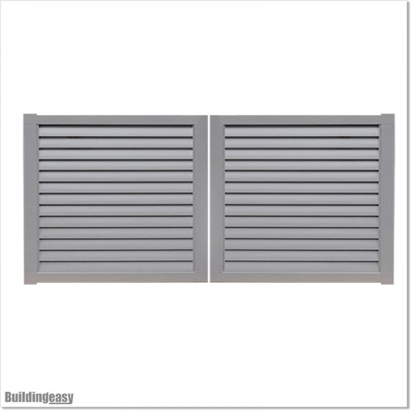 double louver gate