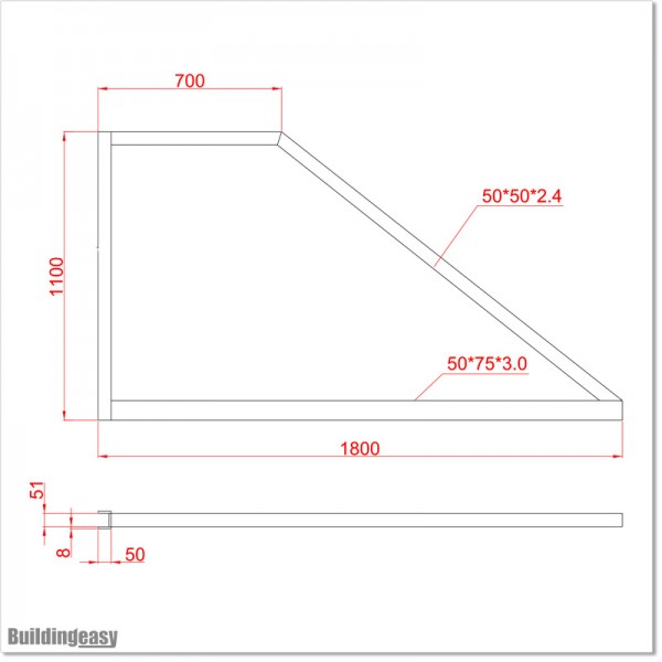 Cantilever Gate Extension Frame