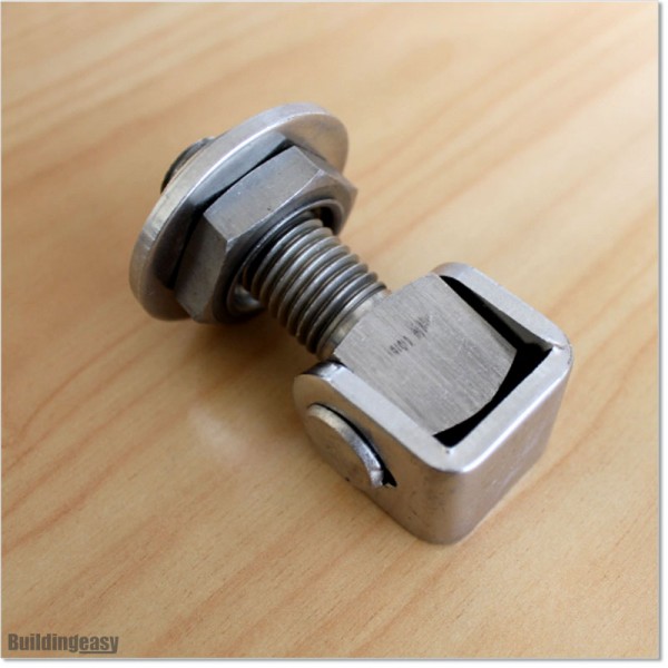 This hinge is made out of 304 Stainless Steel