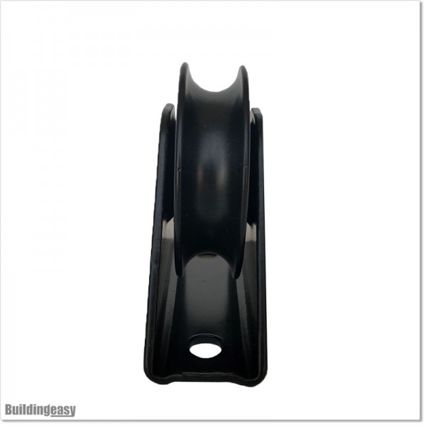 Black Colour Sliding Gate Wheel With Bearings in U Groove.