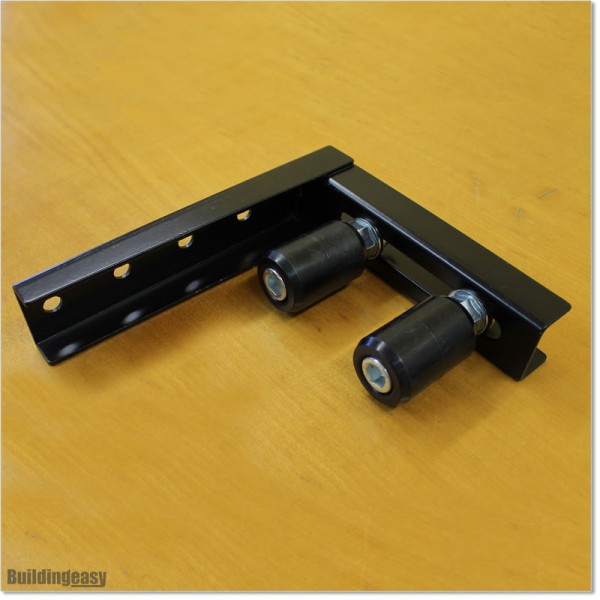 Two Roller Guide With Strong Steel Bracket and Two 41mm Rollers.