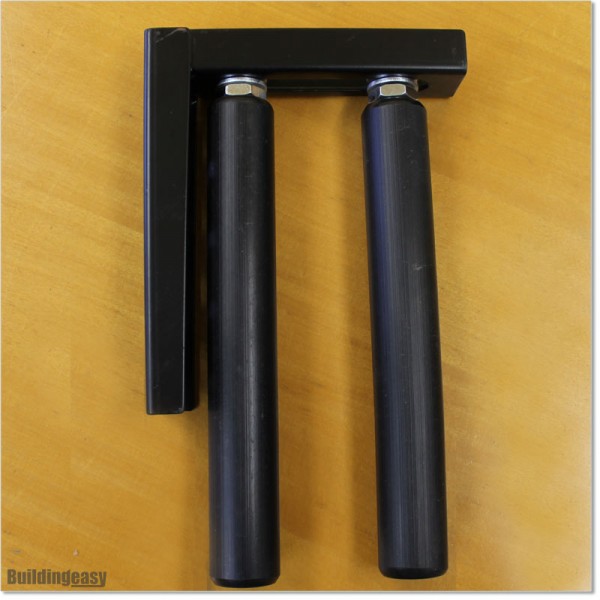 Top Roller Guide With L Bracket and Two 300mm Extra Large Rollers.