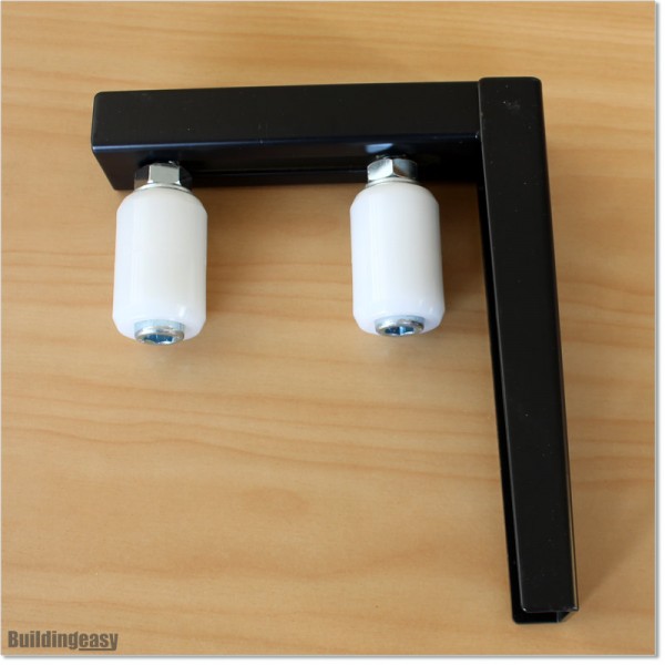 Two Roller Guide With Strong Steel Bracket and Two 41mm Rollers.