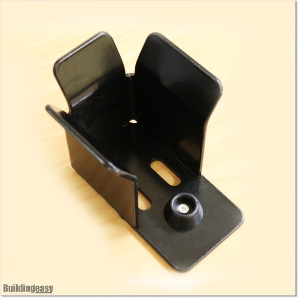 Pre Holed Sliding Gate Stopper With Rubber Knob Fitted Inside