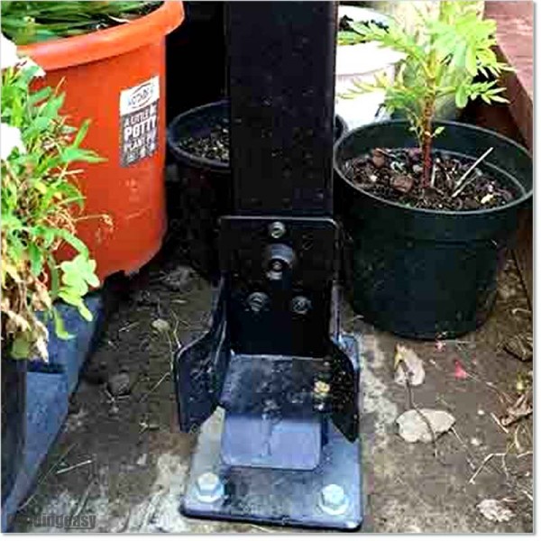 Pre Holed Sliding Gate Stopper For Sliding Cantilevered Gates.