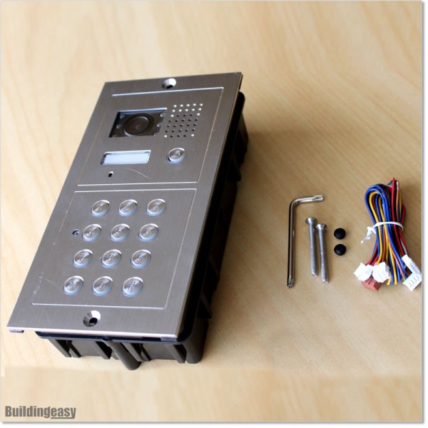 4 Wire S/S Video Intercom With Two Outputs.