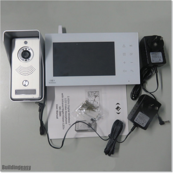 Wireless video intercom with gate open facility