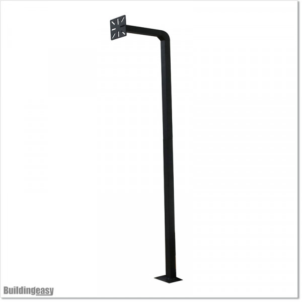 Adjustable Keypad & intercom Post With Goose Neck In Manukau Auckland