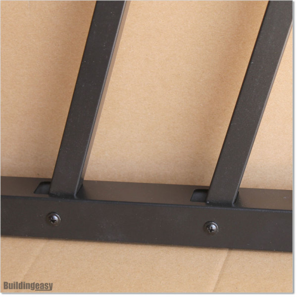 Angle Fence panel is 1.68M high (when not tilted) and 2.4M wide