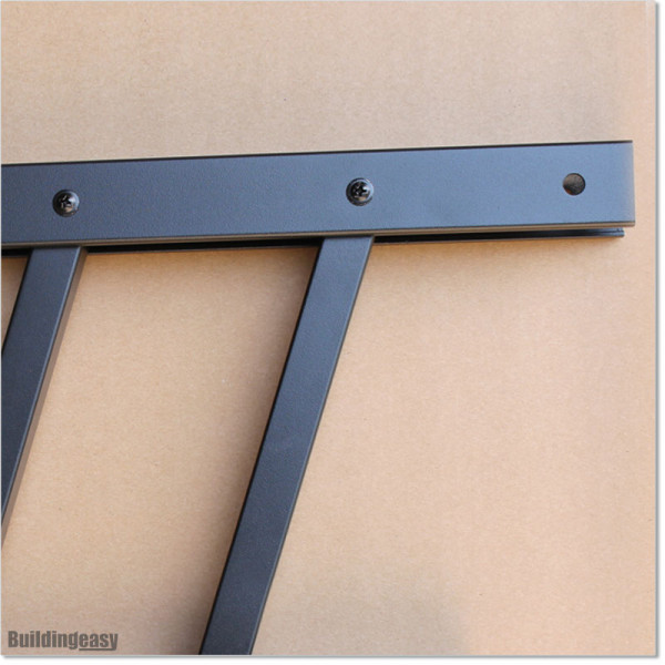 Angle Fence panel is 0.8M high (when not tilted) and 2.4M wide