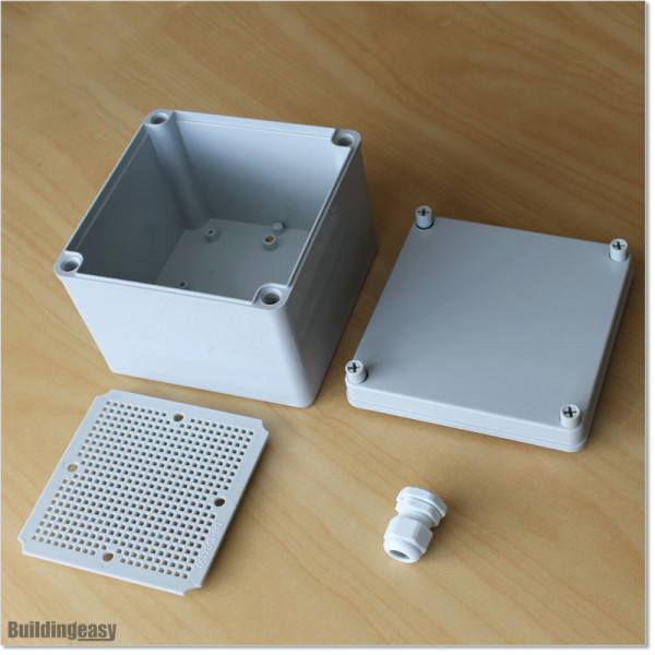 Enclosure Polymer with seal lid. IP66 Rating