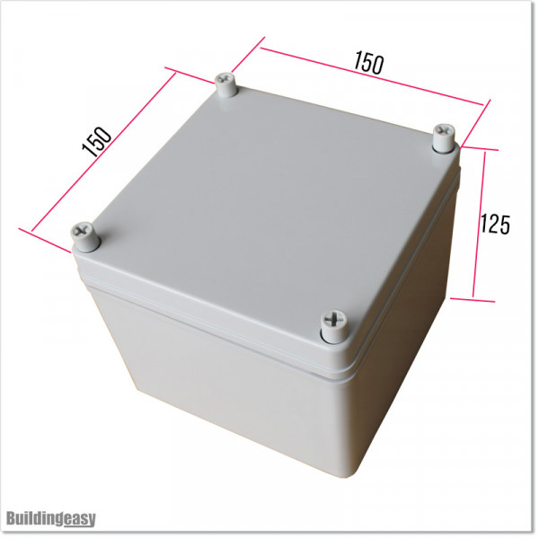Enclosure Polymer with seal lid. IP66 Rating