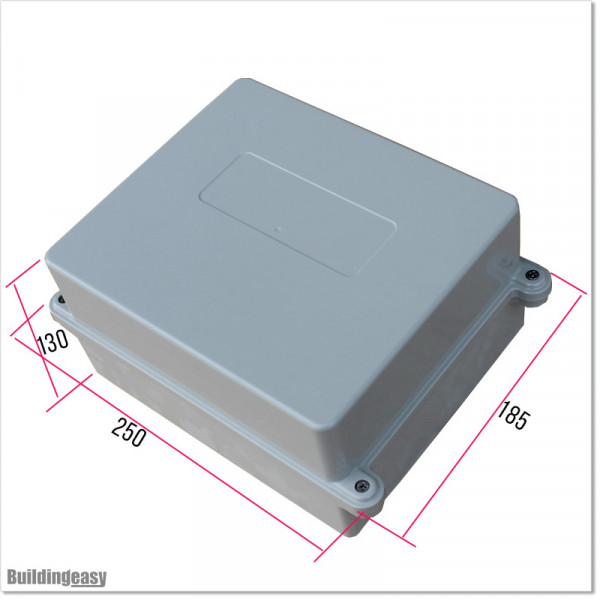 Enclosure Polymer with O-ring lid. IP66 Rating