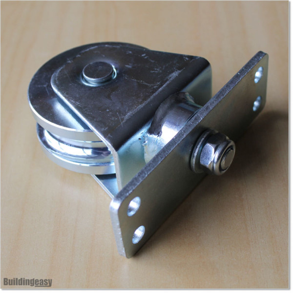 360 degrees Turning Gate wheel. Wheels are bolt mounted to bottom of ...