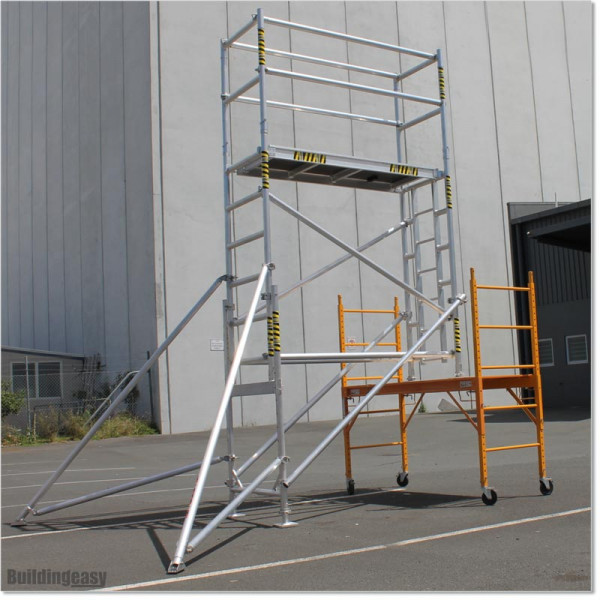 Stairway Scaffold Attachment