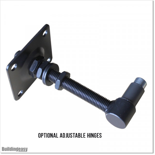 2.8M wide Aluminium Louver Single Swing Gate in Auckland.