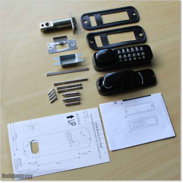 Aluminium Louver Pedestrian Gate 1M wide in Matte Black With Parts 1.8M ...