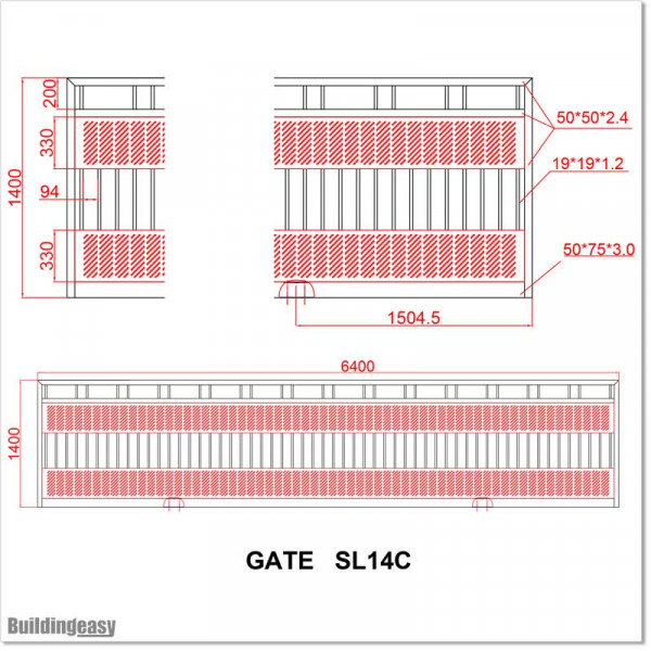 5.8M Wide Aluminium Sliding Gate 1.5M High Plates Fitted For More Privacy.